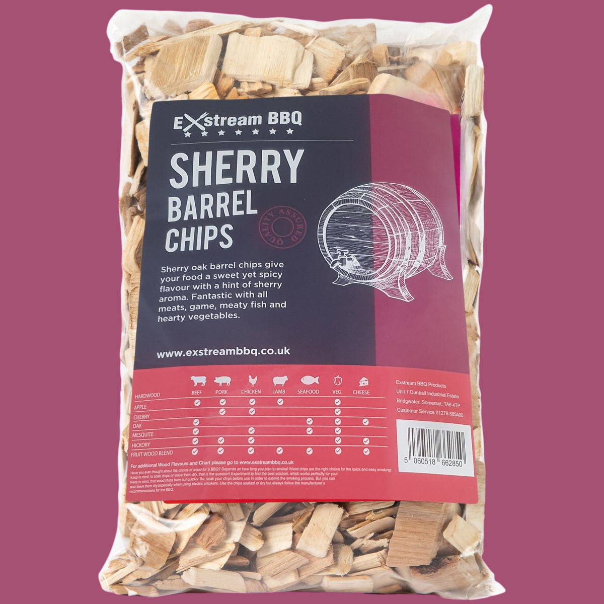ExstreamBBQ Sherry Barrel Wood Chips BBQ 3L Bag – Exstream BBQ