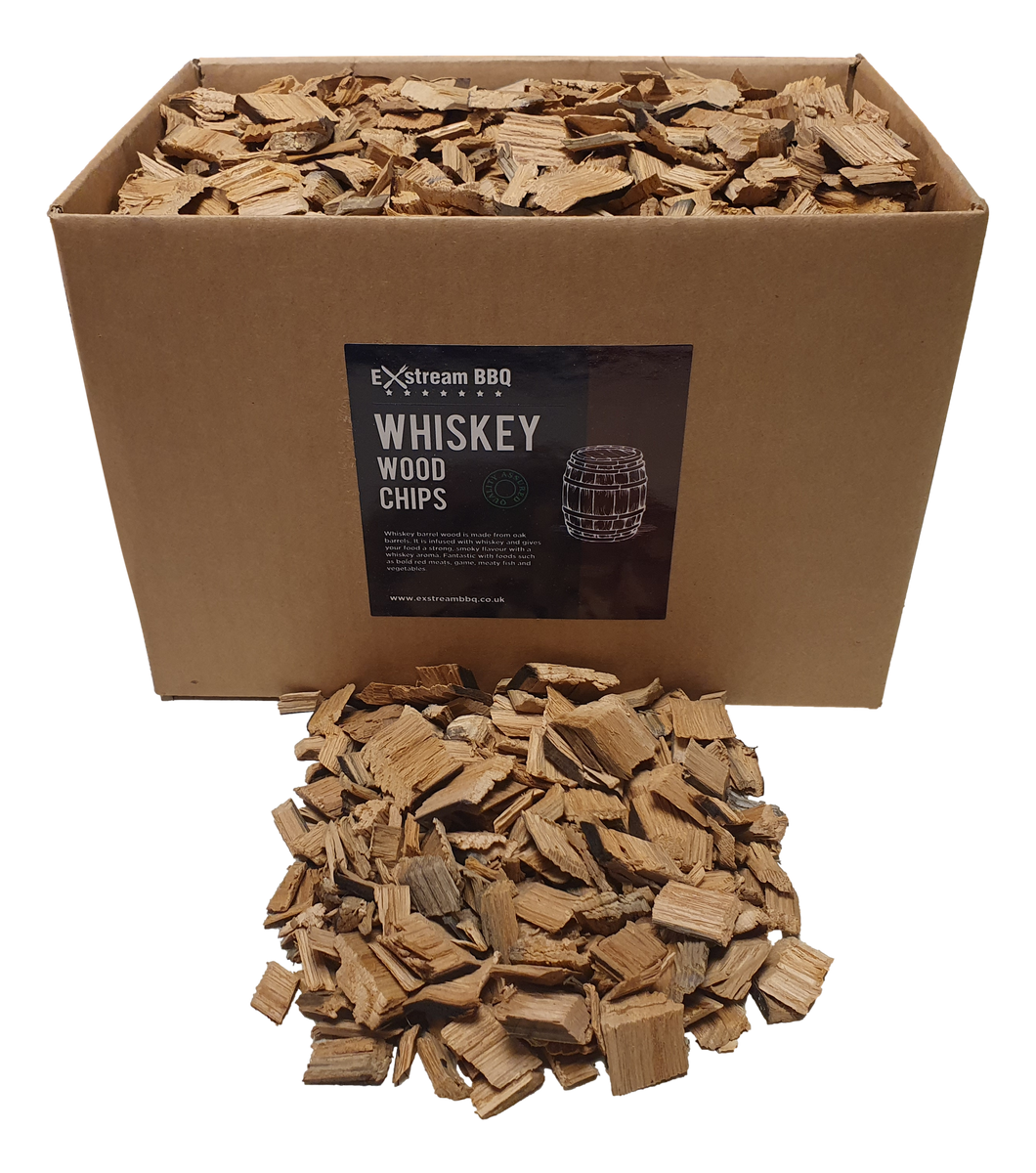 ExstreamBBQ Whiskey Barrel Smoking Wood Chips 5L Box – Exstream BBQ